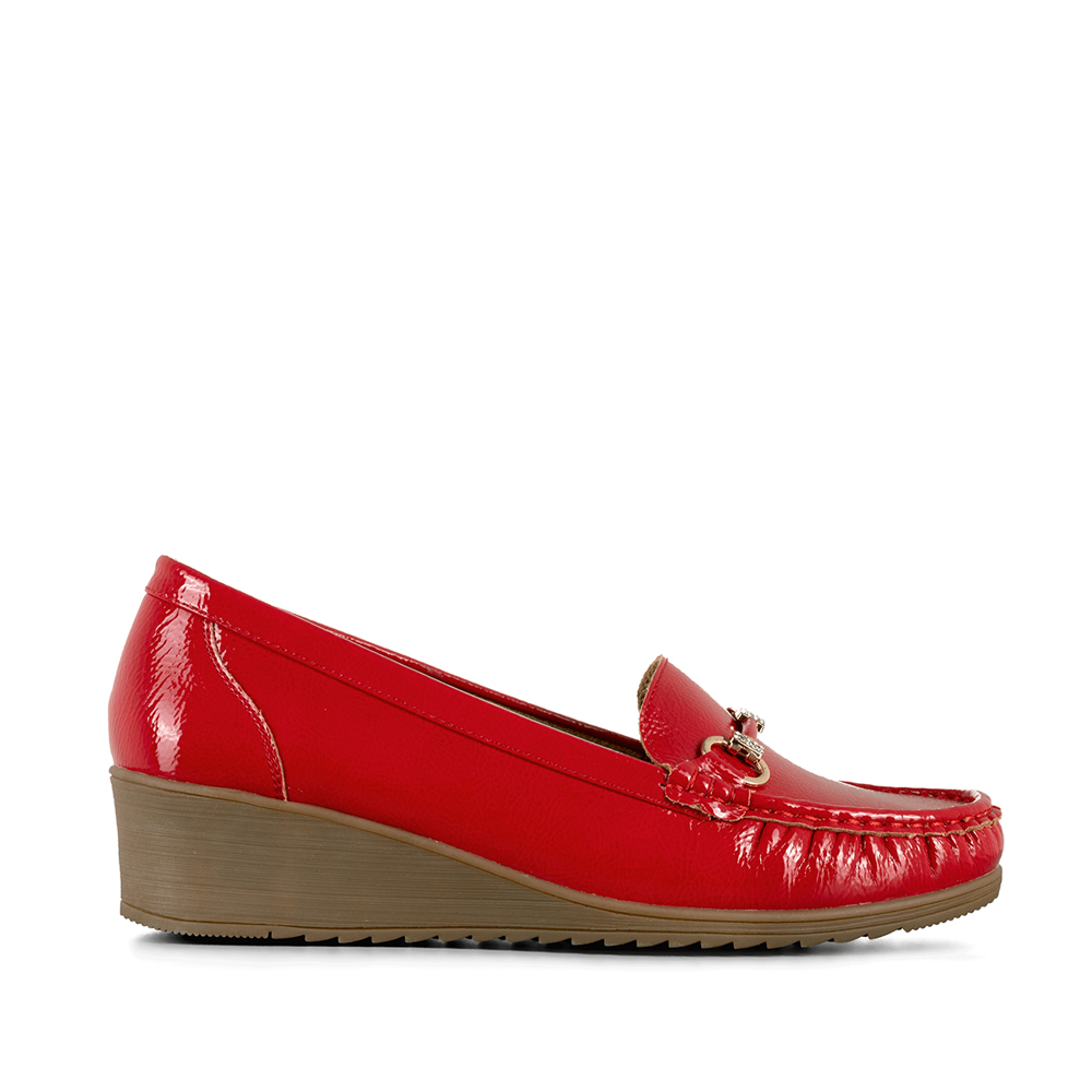 Ripley - MOCASINES MUJER WEIDE TEXTIL CASUAL VINTAGE CUÑA CHAROL ...
