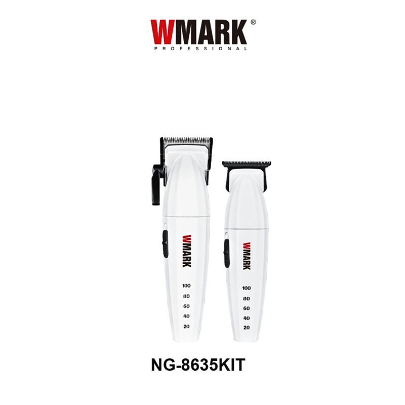 COMBO WMARK PRO. NG-8635 6 EN 1 AFEITADORA Y SECADOR BLANCO