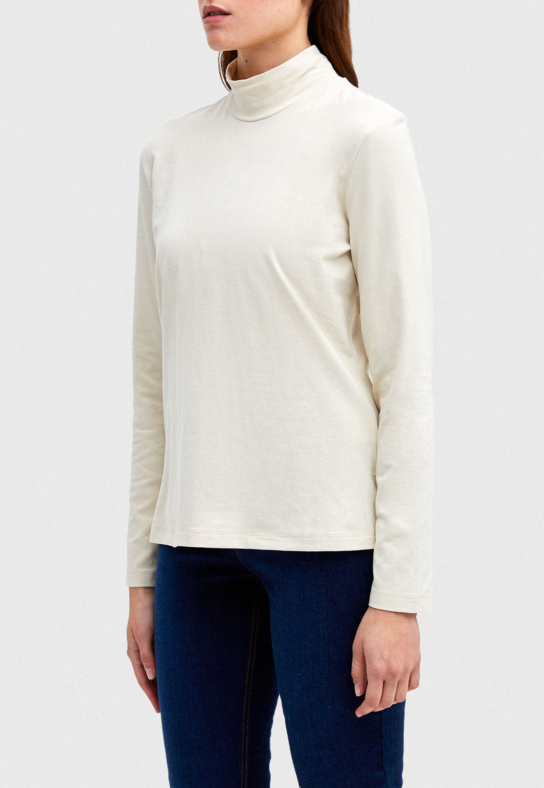 POLERA LENNA BEIGE CANADIENNE