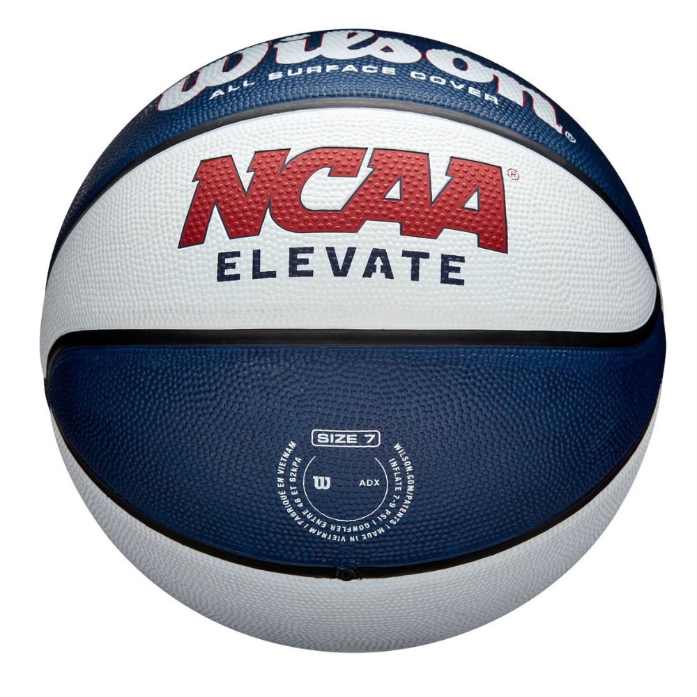 BALÓN BASKETBALL WILSON NCAA ELEVATE TAMAÑO 7 AZUL BLANCO