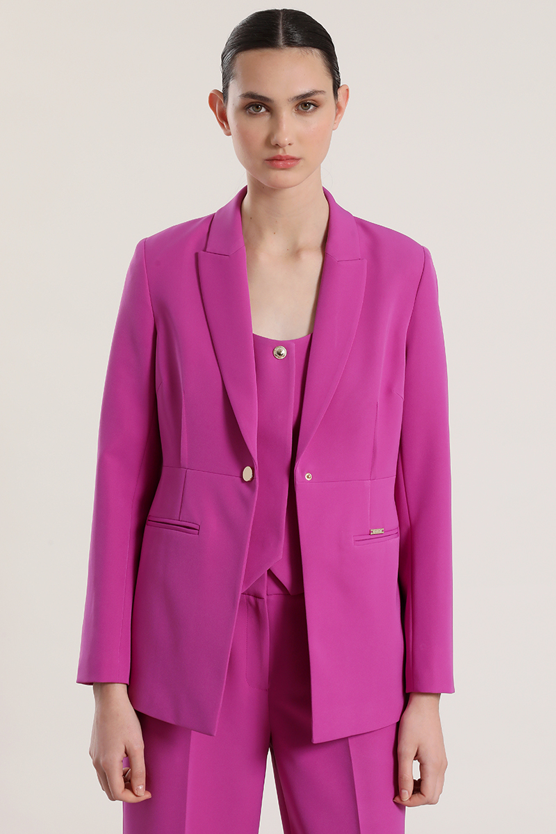 BLAZER ENTALLADO LIOLA MUJER VIOLETA