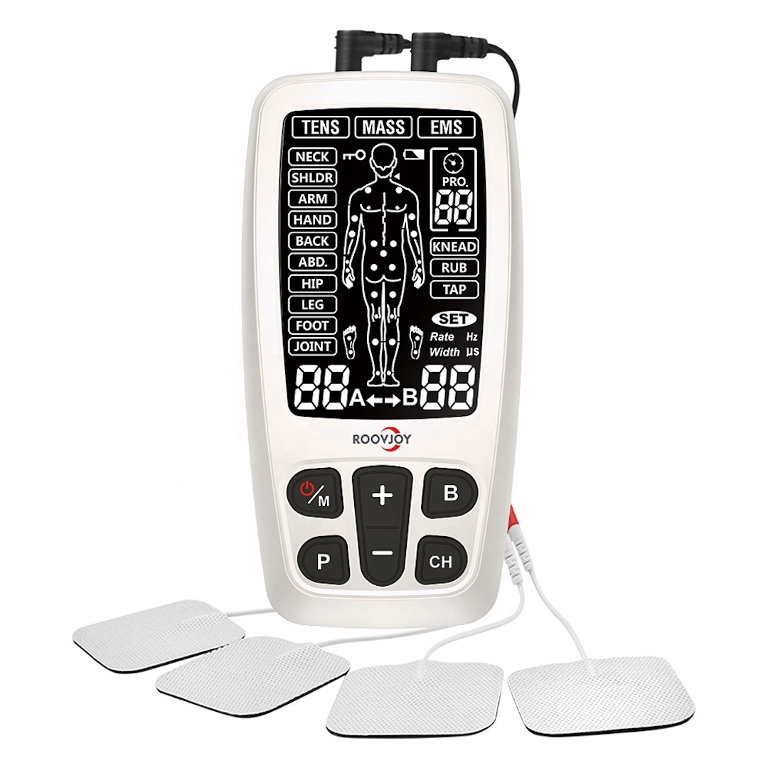 Ripley - ELECTROESTIMULADOR MUSCULAR STIM PRO 2 - (3 EN 1) TENS, EMS Y ...