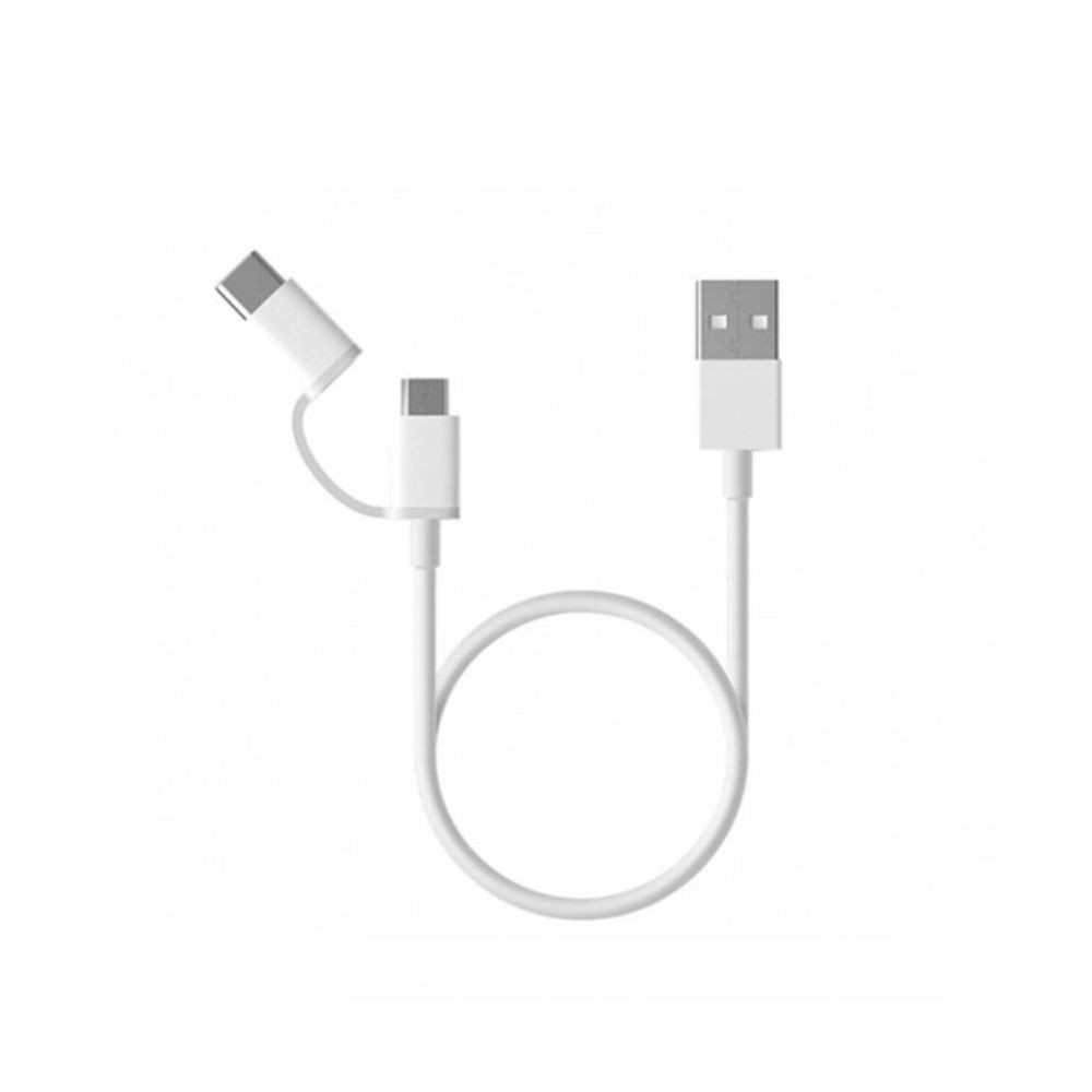 XIAOMI MI CABLE USB 2-EN-1 (MICRO USB +TIPO C) 100CM