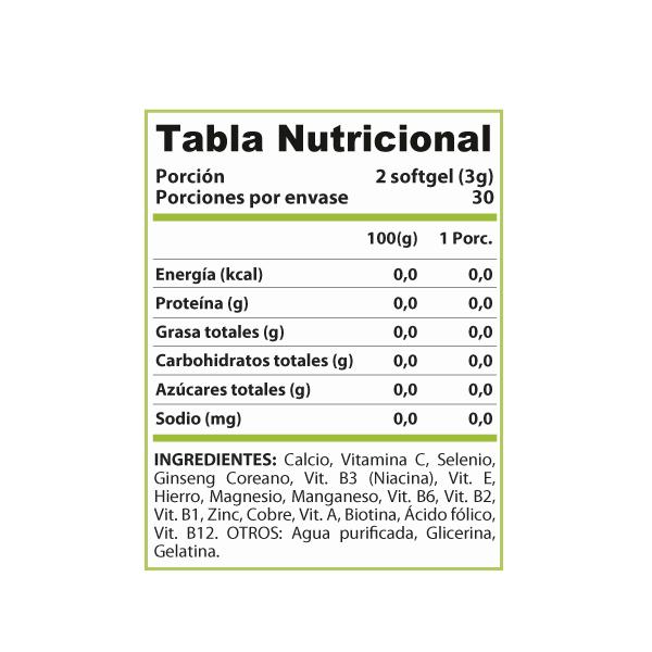 Ripley - MULTIVITAMINICO MULTI-VITTA 60 CAPSULAS