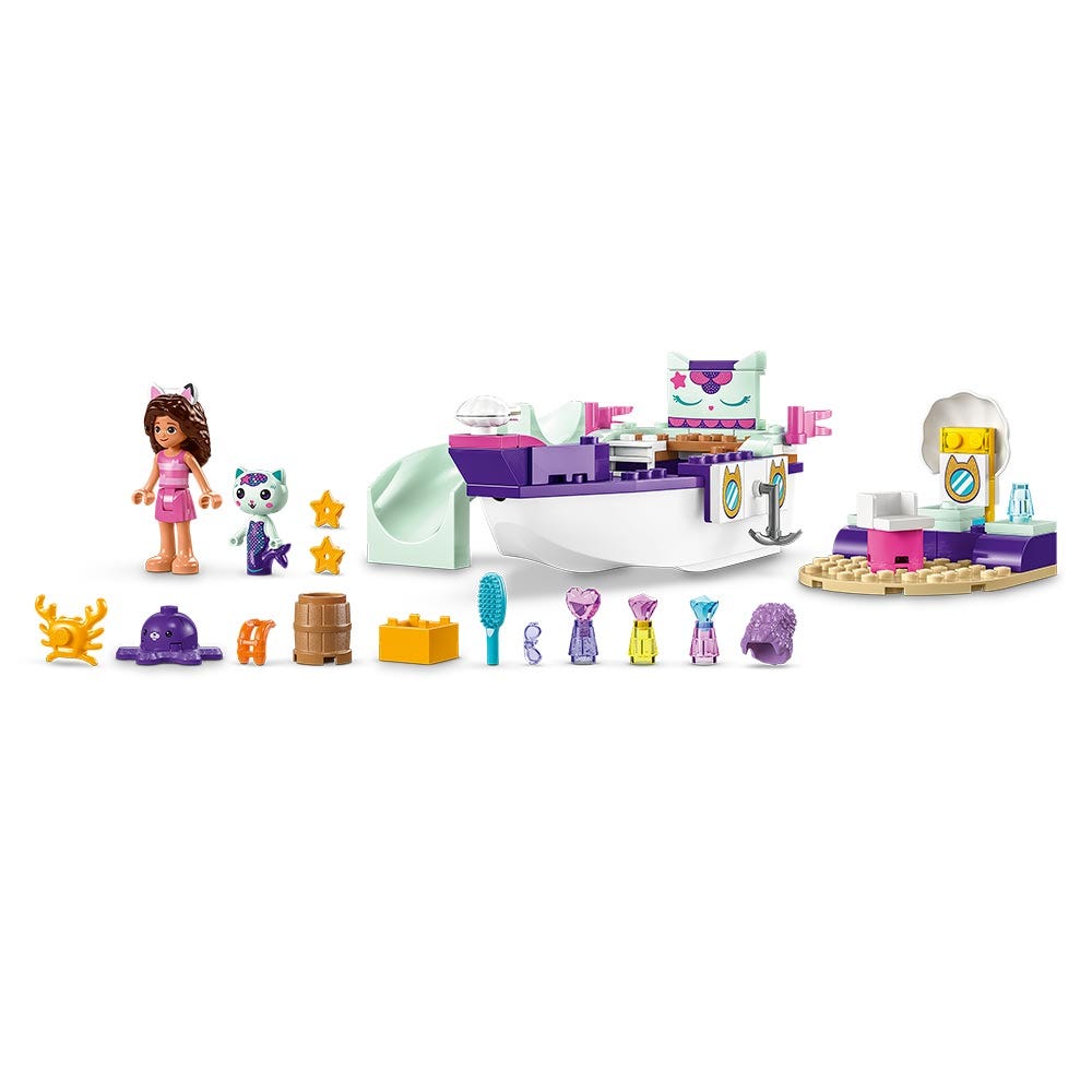 Ripley - LEGO 10786 GABBY'S DOLLHOUSE BARCO Y SPA DE GABBY Y SIREGATA