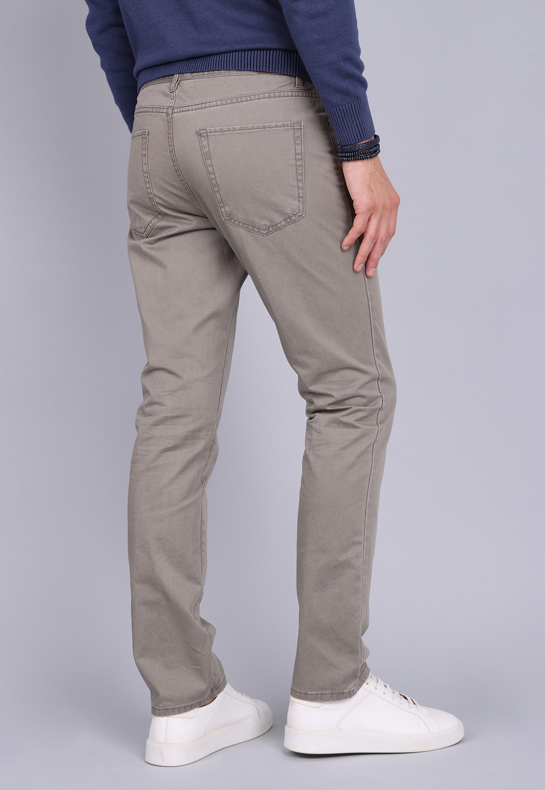 Ripley - PANTALÓN ALGODÓN REGULAR FIT HOMBRE ARROW OLIVA 5 POCKET BASICO TT
