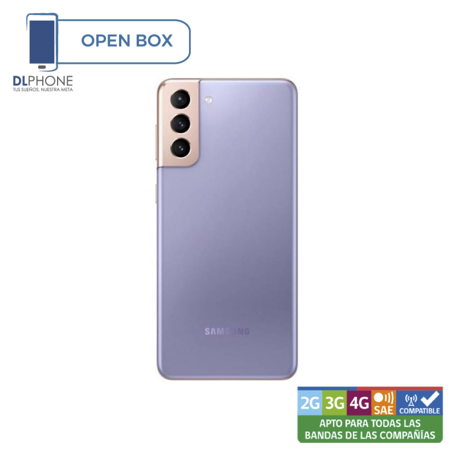 SAMSUNG GALAXY S21 PLUS DE 128GB VIOLETA OPEN BOX