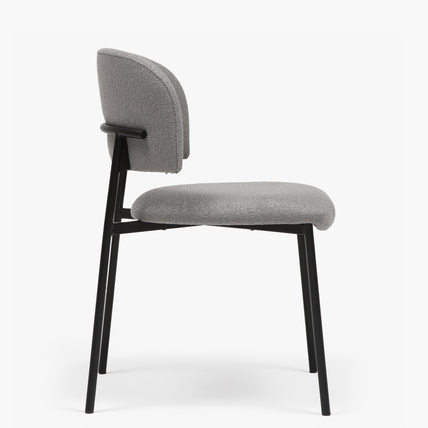 SILLA FORM DESIGN ACERO GRIS COMEDOR REGINA