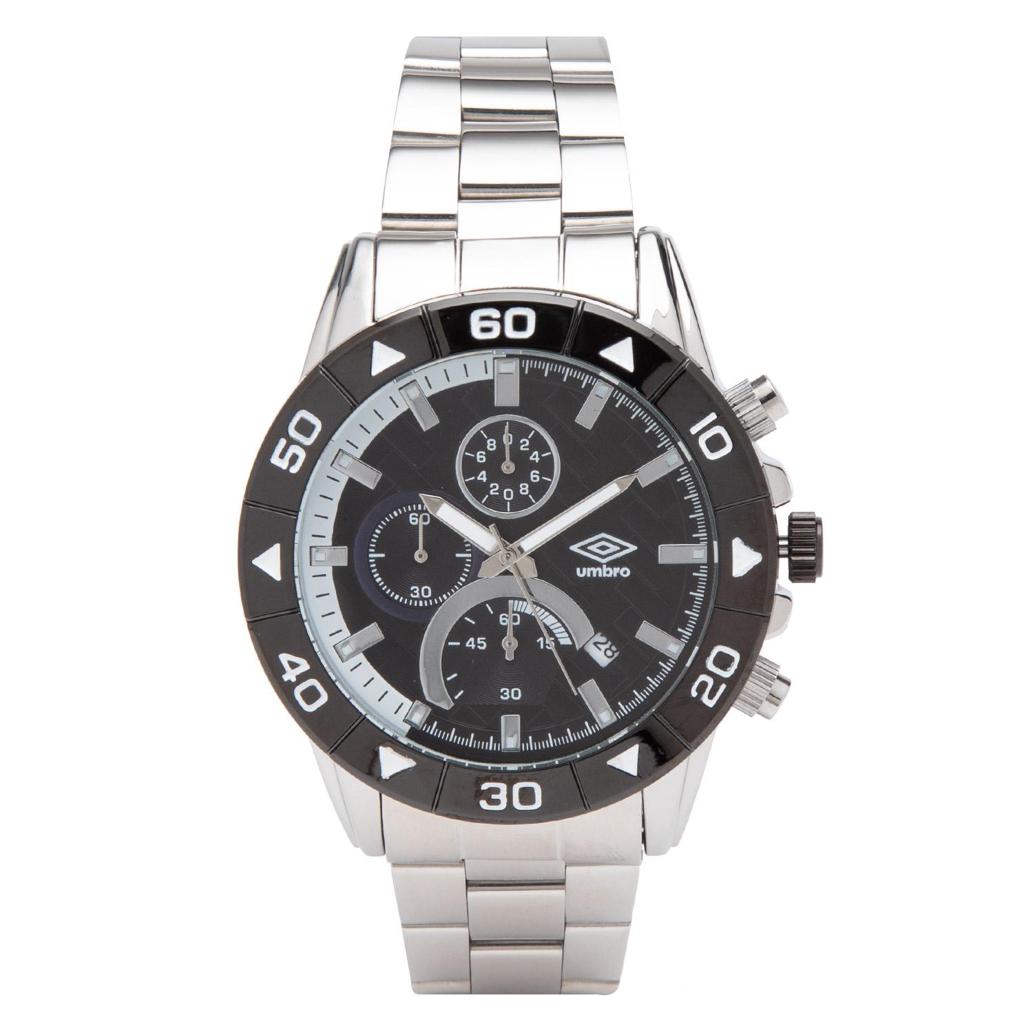 RELOJ UMBRO PLUS UMBP-6400-1 PLATEADO HOMBRE