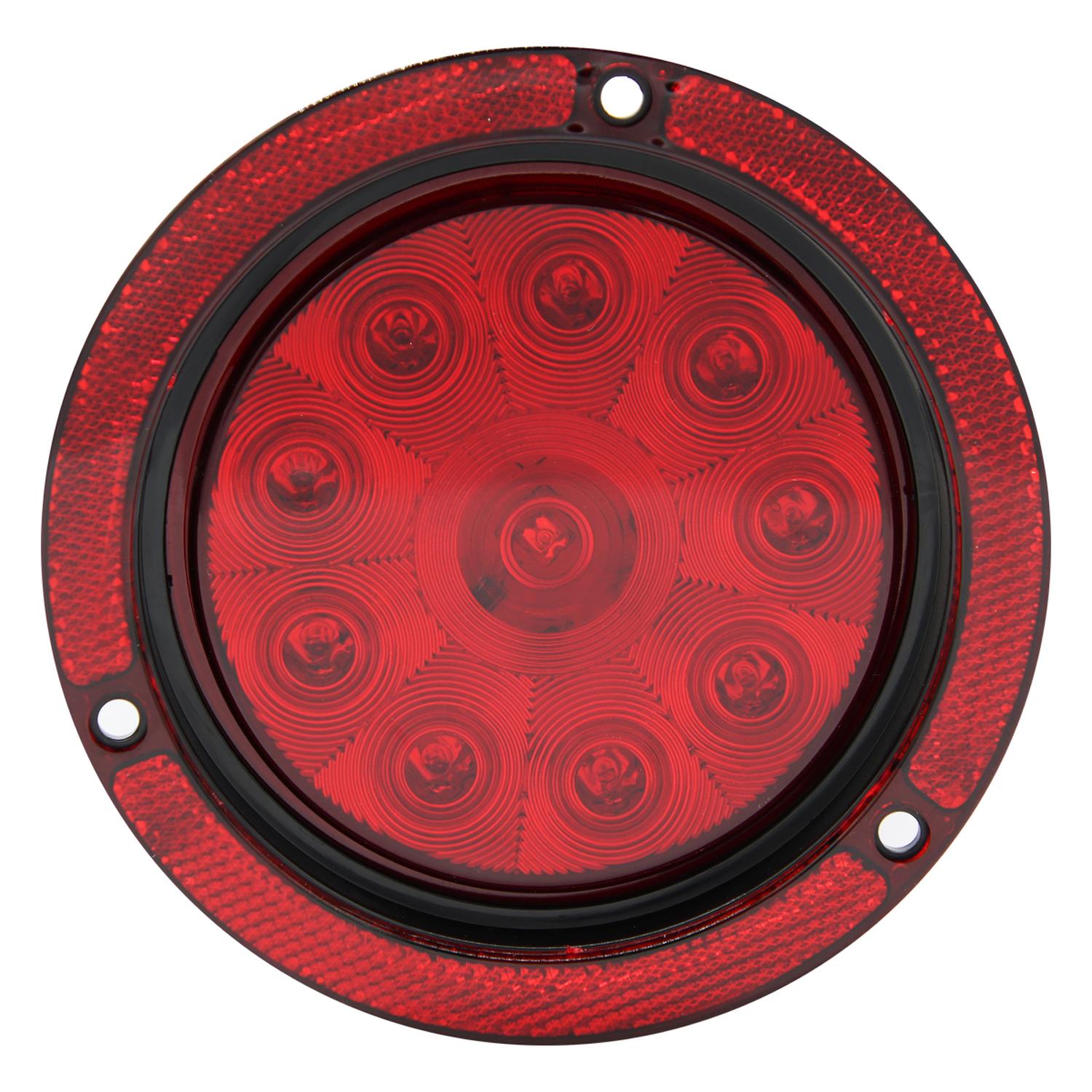 Ripley - FAROL 10 LED 4 PULGADAS CON BISEL REFLECTANTE EN COLOR ROJO ...