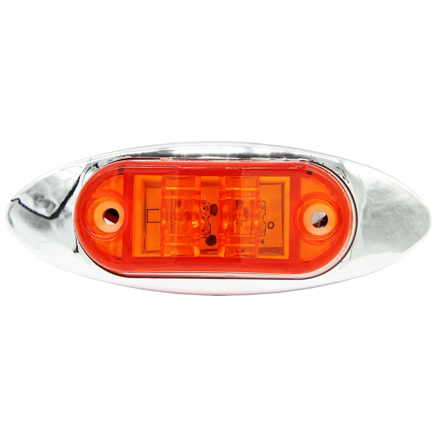 FAROL LATERAL 2LED 12V/24V AMBAR 10X3,7X2CM