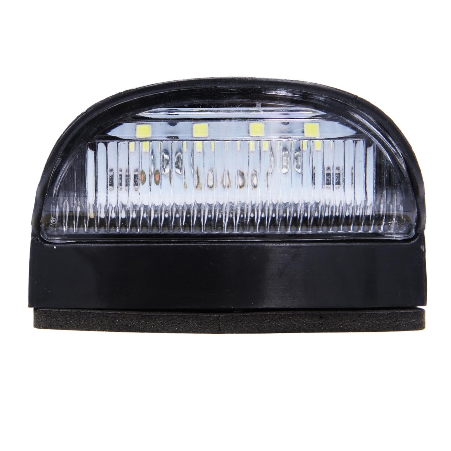 FAROL LUZ PATENTE 4 LED NEGRO AUTO CAMION CARRO