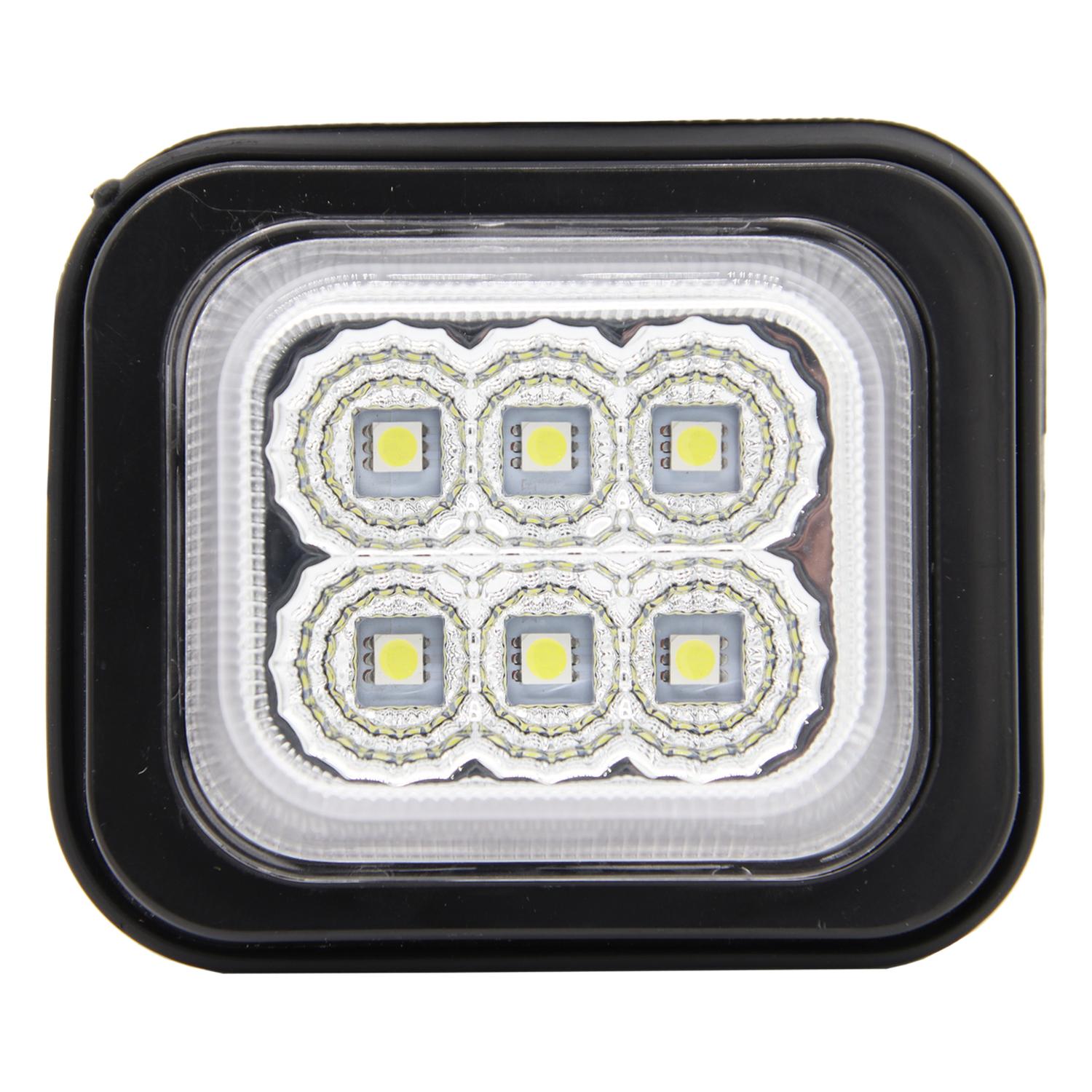 FAROL LATERAL 6LED 12/24V CRISTAL =634