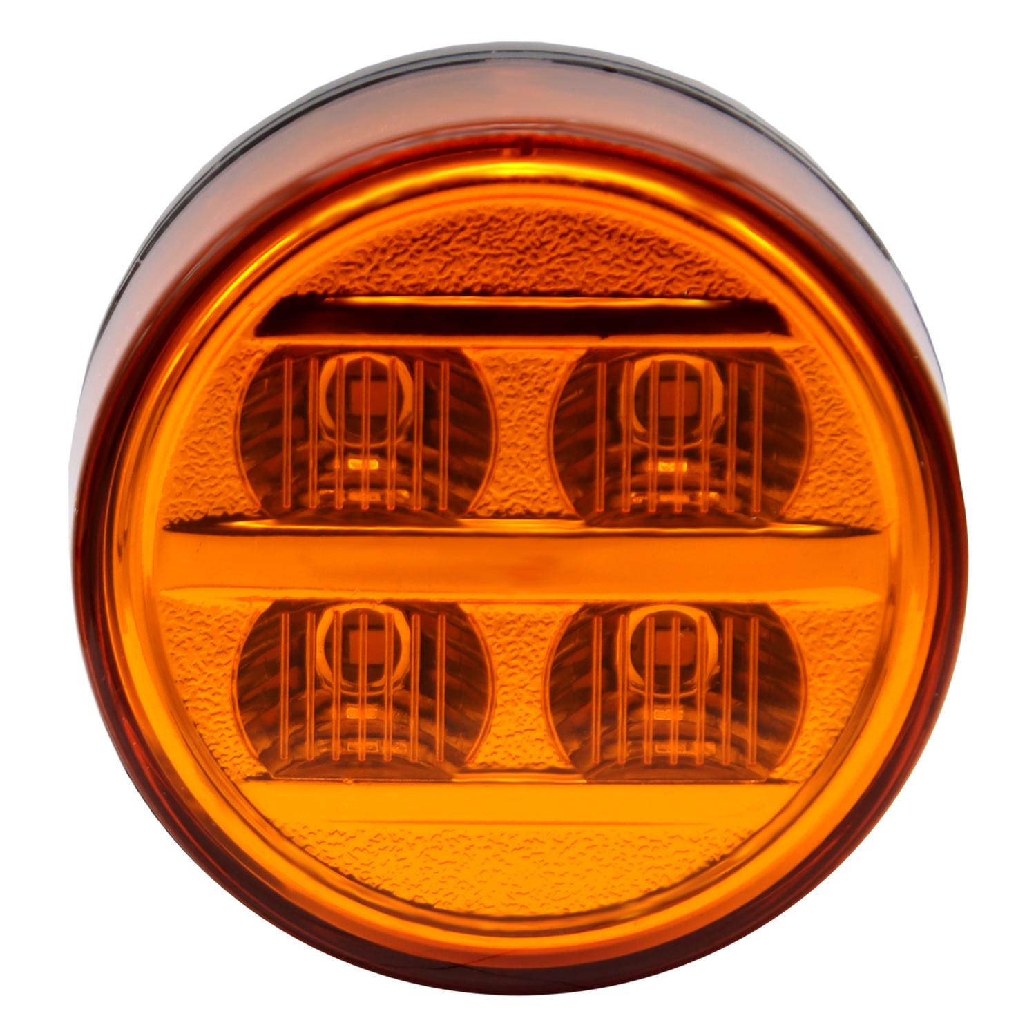 FAROL LATERAL 4LED 70MM BIVOLTAJE BUS BRASIL AMBAR