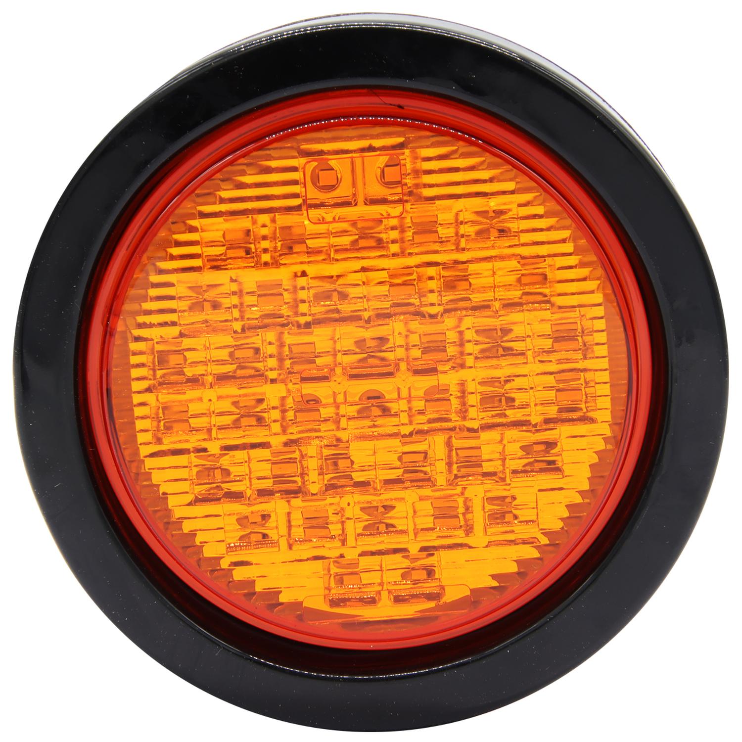 FAROL TRASERO 40 LED 4 PULGADAS AMBAR 12/24V