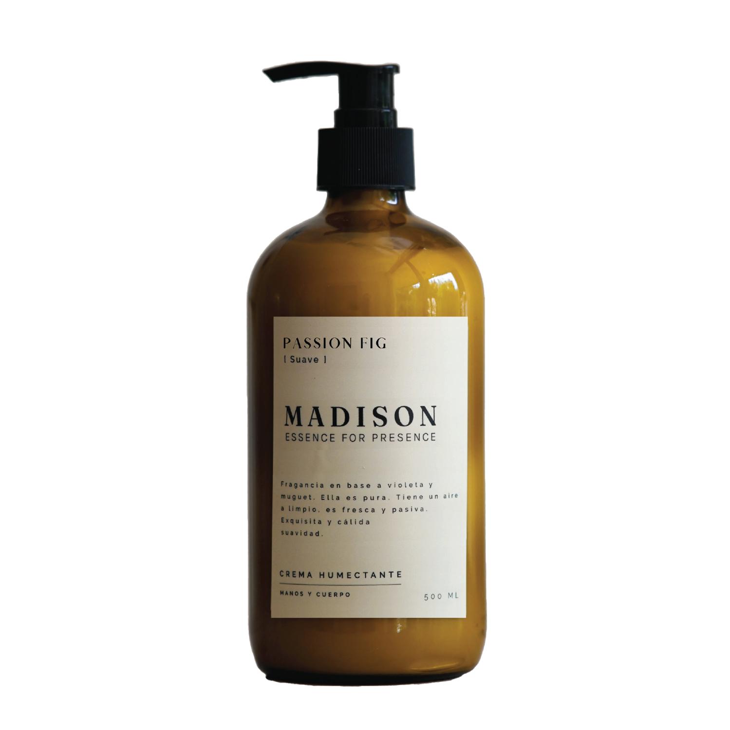 CREMA HUMECTANTE 500 ML MADISON AMARILLO PASSION FIG