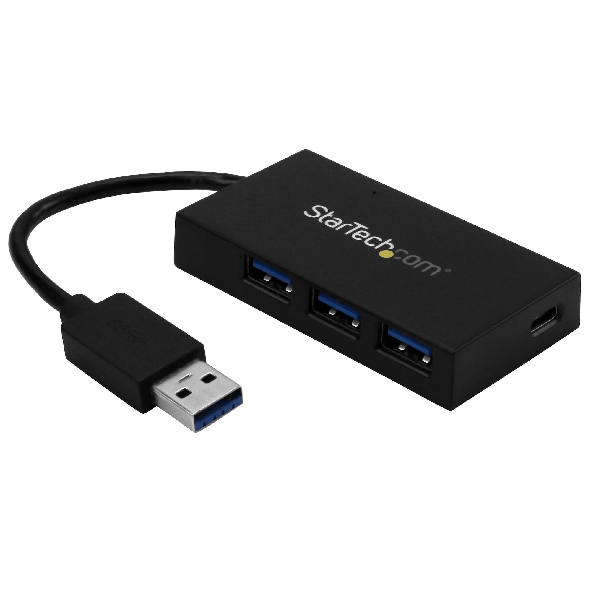Ripley - HUB STARTECH USB 3.0 4 PUERTOS USB-A Y 1 PUERTO USB-C NEGRO