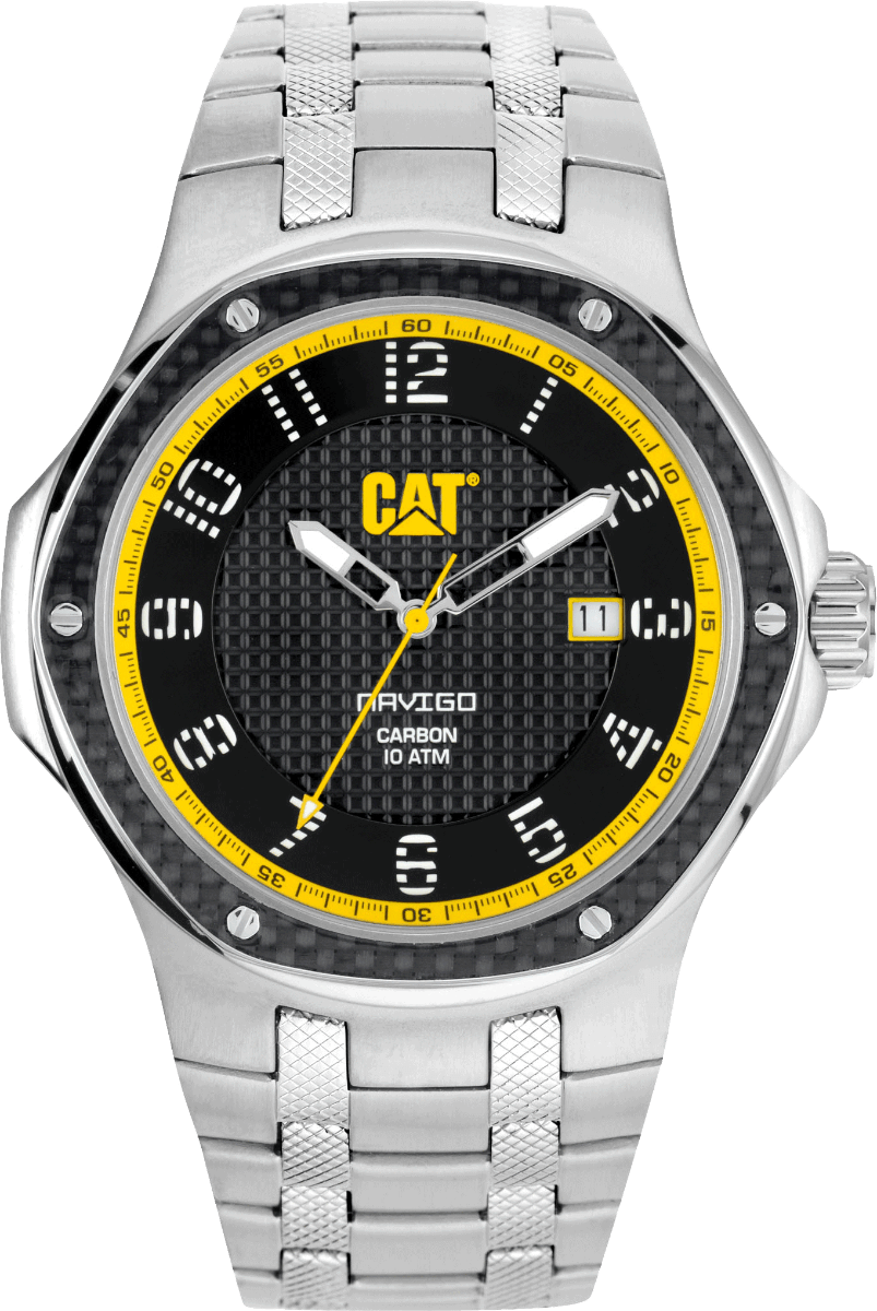 Ripley - RELOJ CAT HOMBRE A5-141-11-111 NAVIGO CARBON
