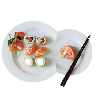 Ripley - PLATO BUFFET 35 CM COSTA VERDE ECLIPSE | Blanco