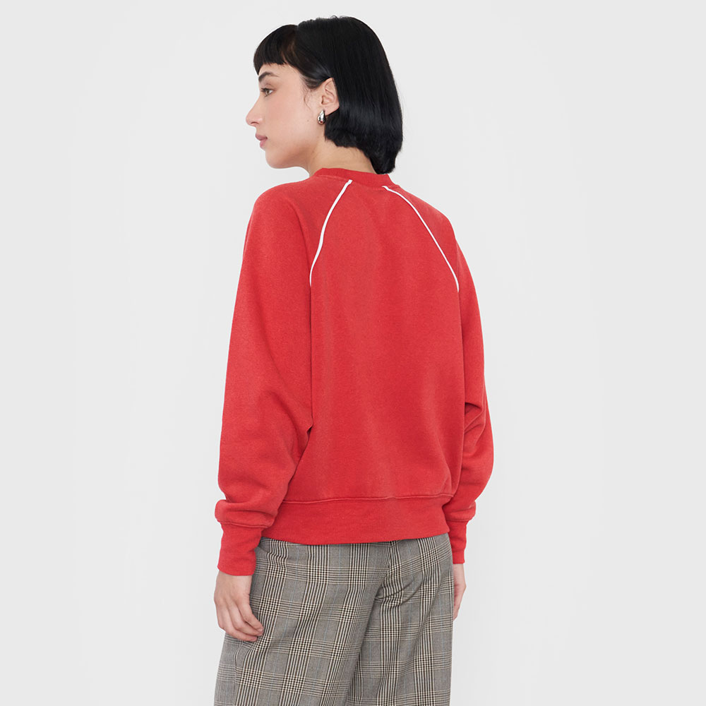 Ripley - POLERÓN MUJER R-NECK EN COLOR ROJO CORONA