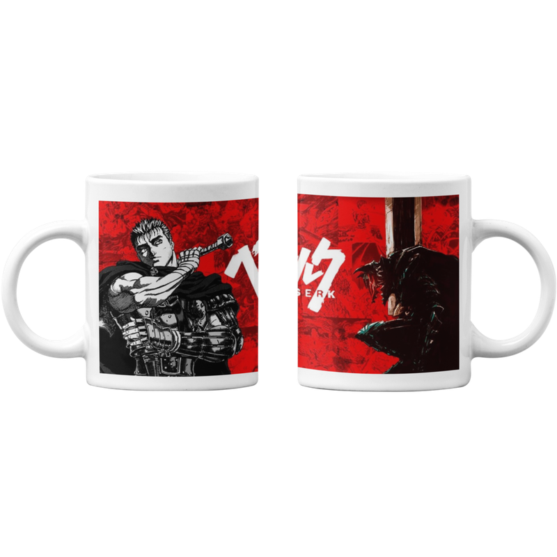 TAZONES TAZAS BLANCAS GUTS BERSERK ANIME