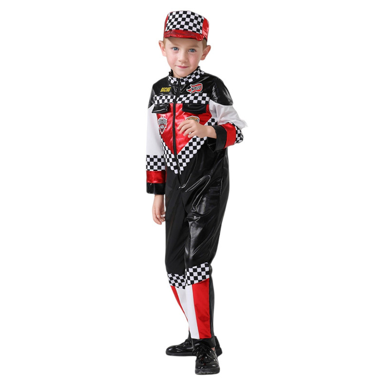 DISFRAZ INFANTIL COSPLAY PILOTO FORMULA 1