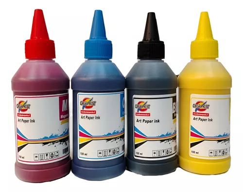 TINTA PARA PAPEL COUCHE 100ML X COLOR PARA EPSON NEGRO