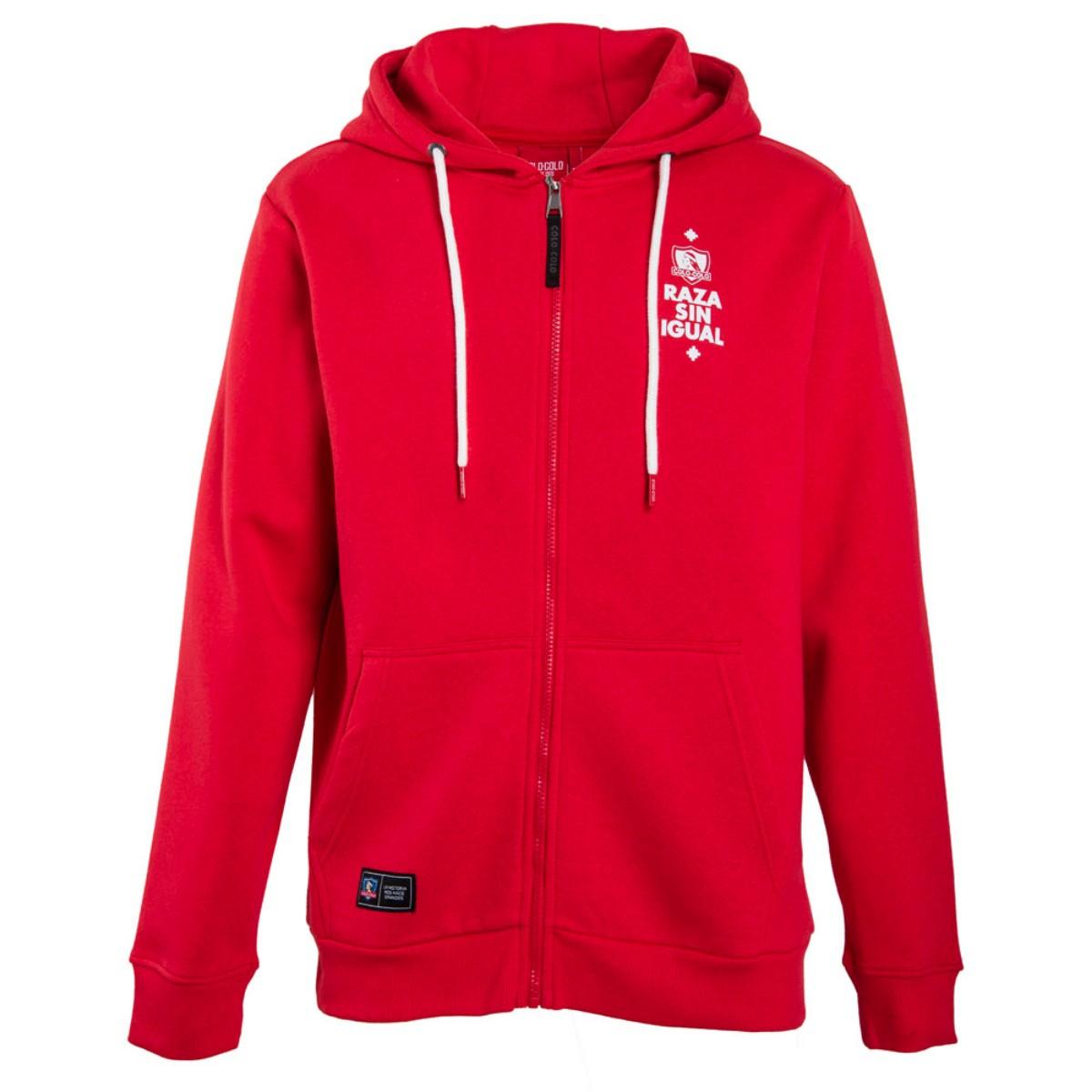 Ripley - POLERON COLO COLO URBANO ZIPPER 'RAZA SIN IGUAL' ROJO