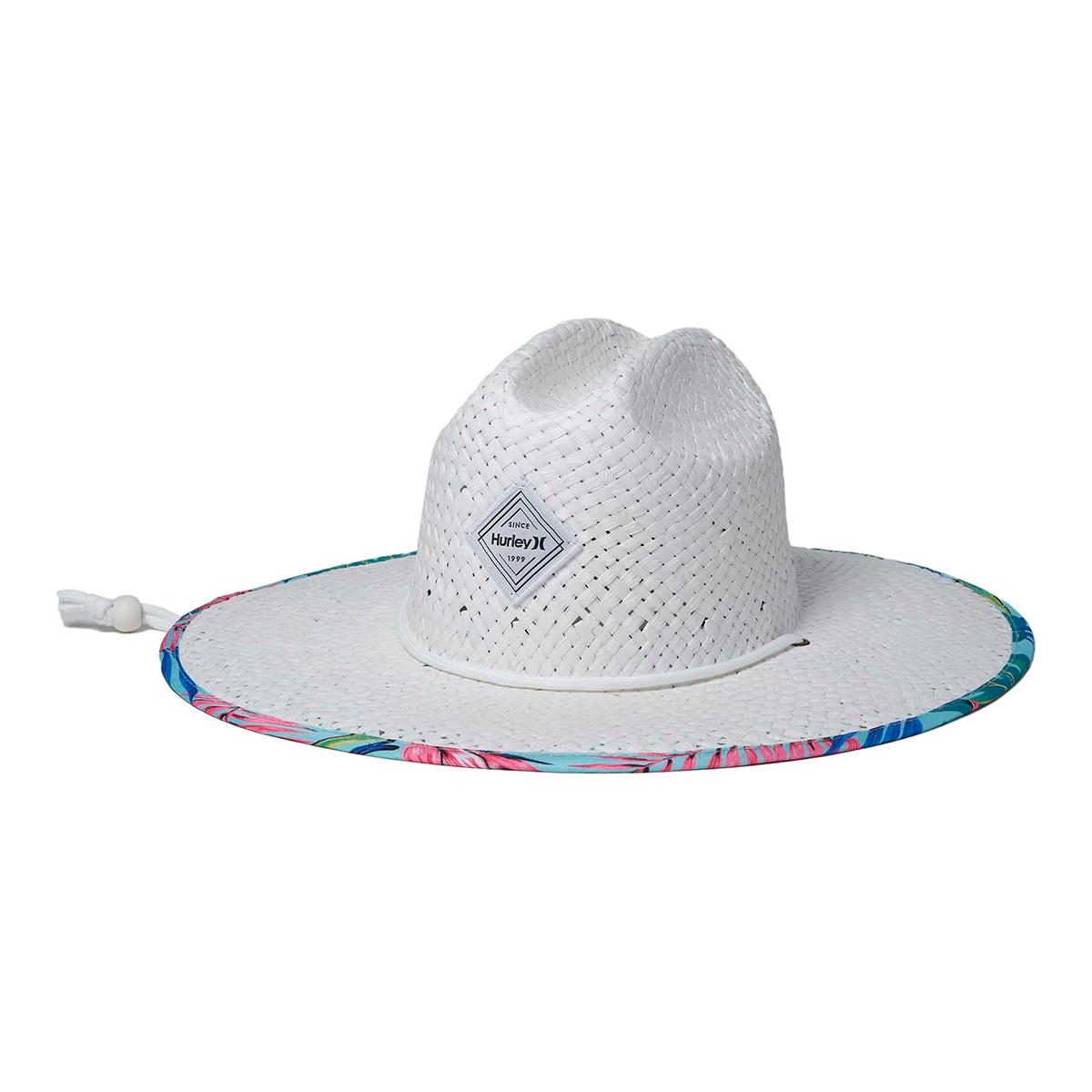 Ripley - SOMBRERO HURLEY BLANCO WOMEN DIAMOND STRAW CELESTIAL TEAL