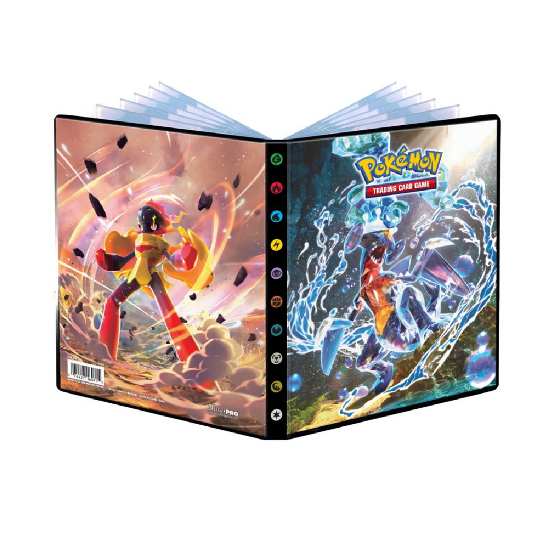 Ripley - CARPETA 4 BOLSILLOS POKÉMON SCARLET & VIOLET 4: PARADOX RIFT