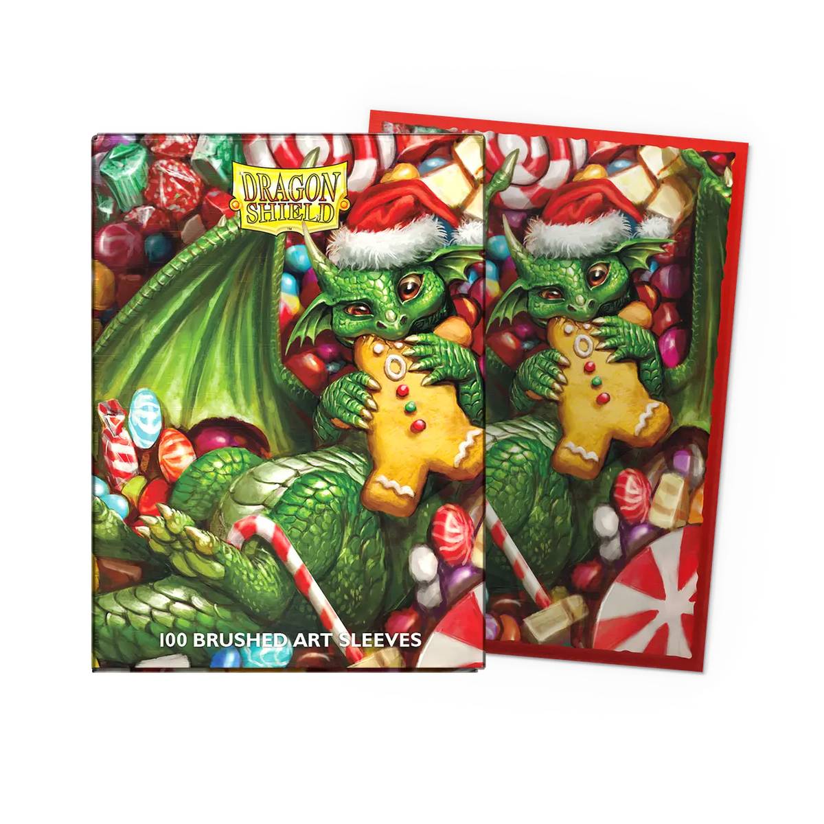 PROTECTORES DRAGON SHIELD 100: BRUSHED 'CHRISTMAS 2024' ART