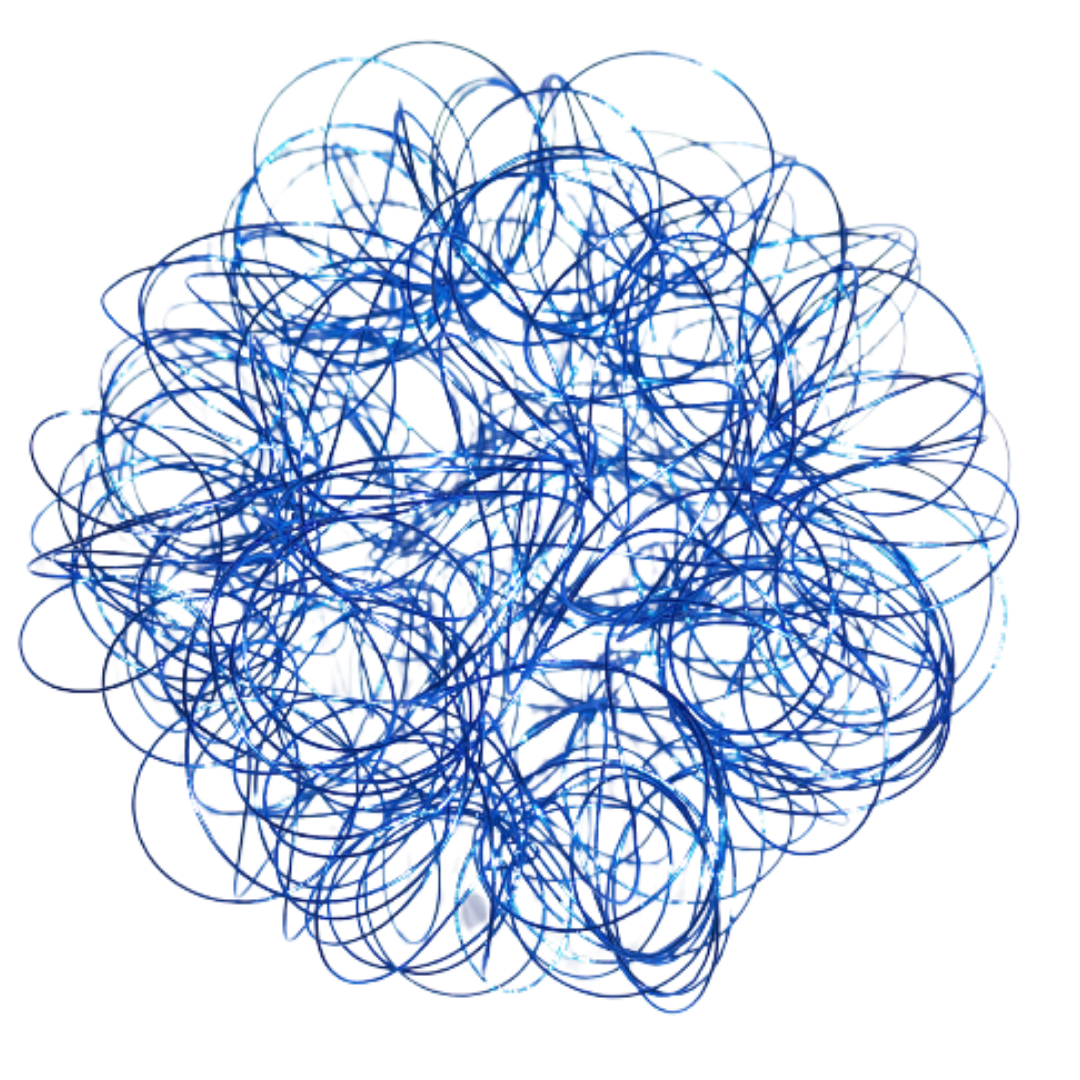 Ripley - ESFERA COREL ALAMBRE NAVIDEÑA 25CM 2023 AZUL