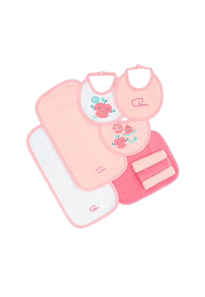 Ripley - SET ABC LUNCH PARA COMER NEW BORN UNISEX ROSA 0 A 12 MESES