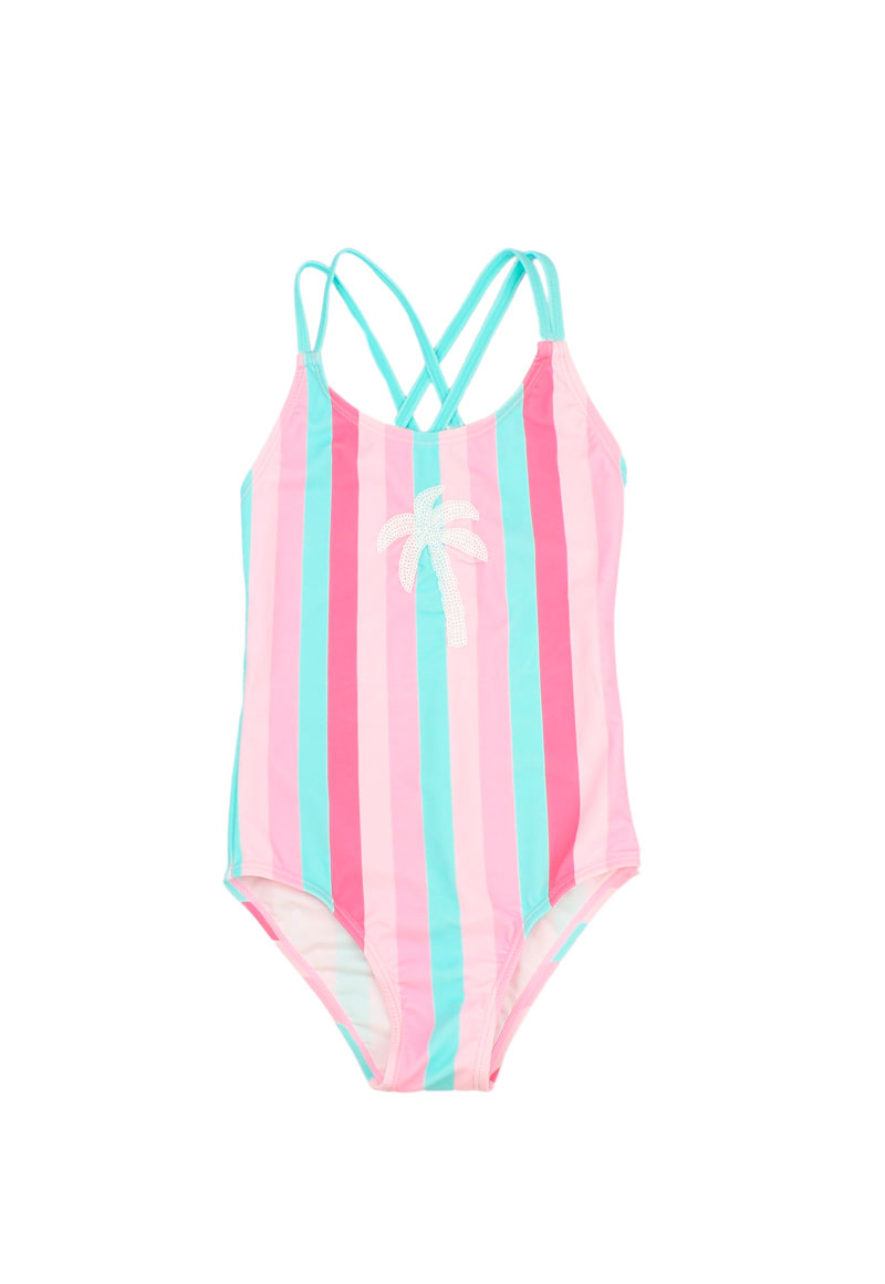 Ripley - TRAJE DE BAÑO MALIBU KIDS NIÑA ROSADO 2 A 6 AÑOS 2 A
