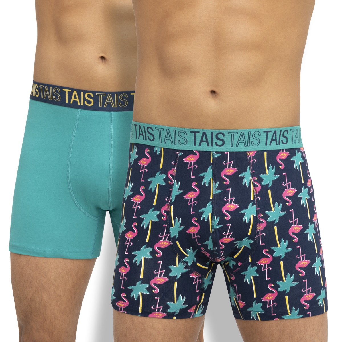 Ripley - PACK BÓXER HOMBRE TAIS COTTON SPANDEX PALMERAS AZUL MARINO ...