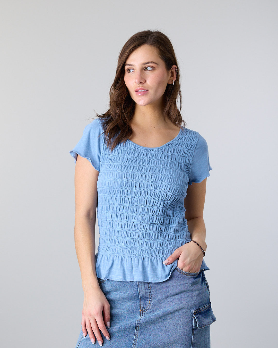POLERA MUJER PANAL ELASTICA POLEMIC