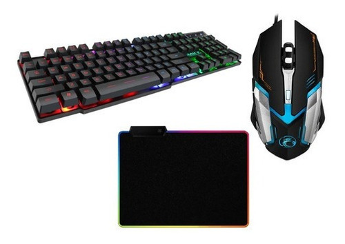 Ripley - KIT GAMER IMICE TECLADO AK-600 + MOUSE V6 + MOUSEPAD S RGB