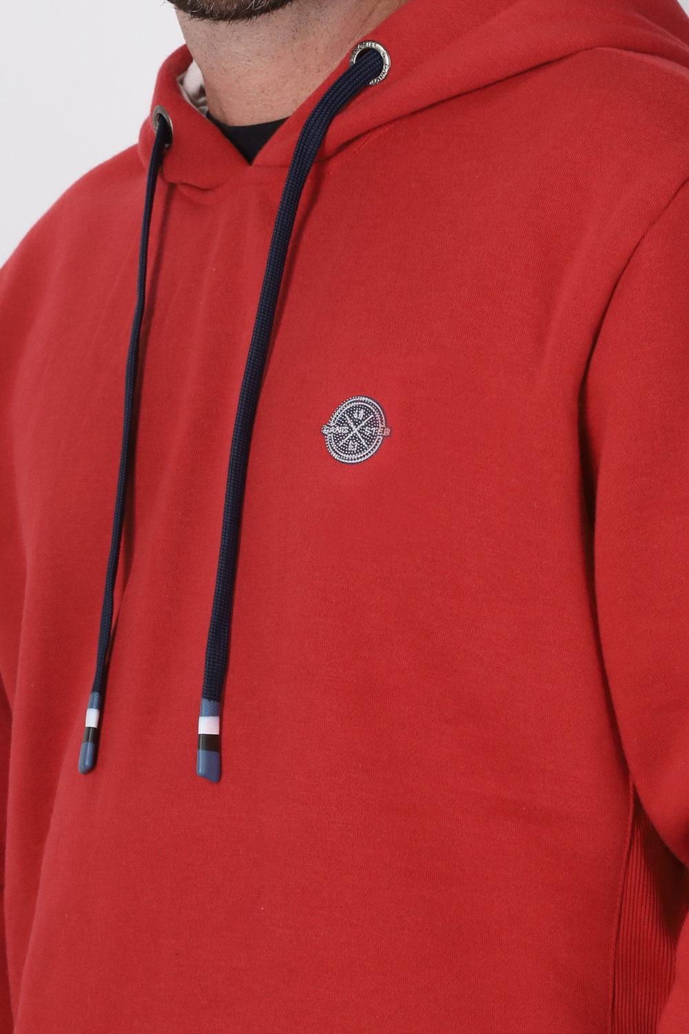 POLERON HOODIE GIDDY EN COLOR ROJO GANGSTER