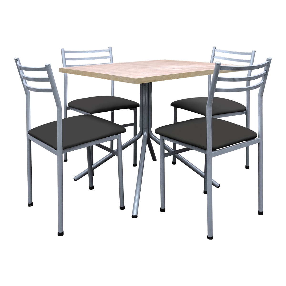 Ripley - COMEDOR METÁLICO 4 SILLAS SUMMER