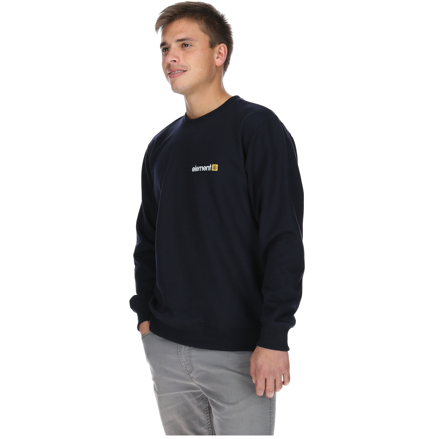 Ripley - POLERÓN UNISEX VERTICAL CREW AZUL ELEMENT