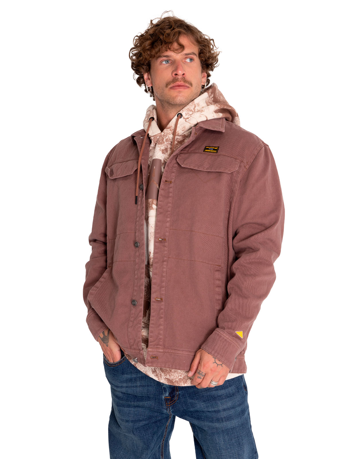 Ripley - CHAQUETA UNISEX HERITAGE UNIFORM TWILL SHIRT CAFÉ CAT