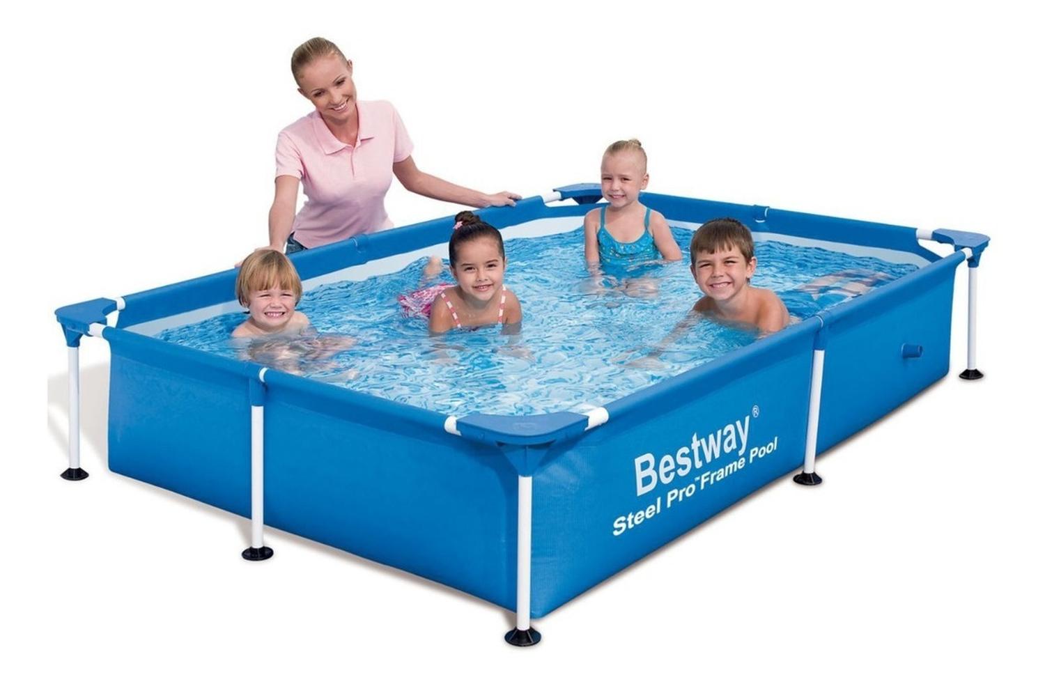 PISCINA BESTWAY RECTANGULAR 228 X 159 X 42 CM