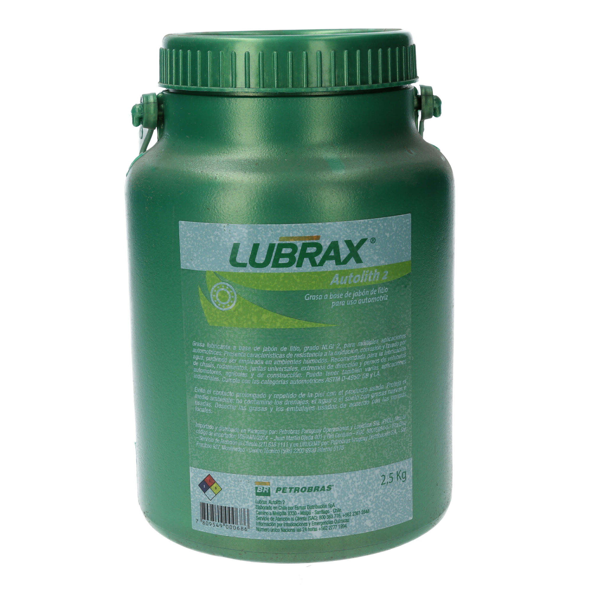 Ripley - GRASA MULTIPROPOSITO ROJA LITIO AUTOLITH-2 LUBRAX 2.5 KG