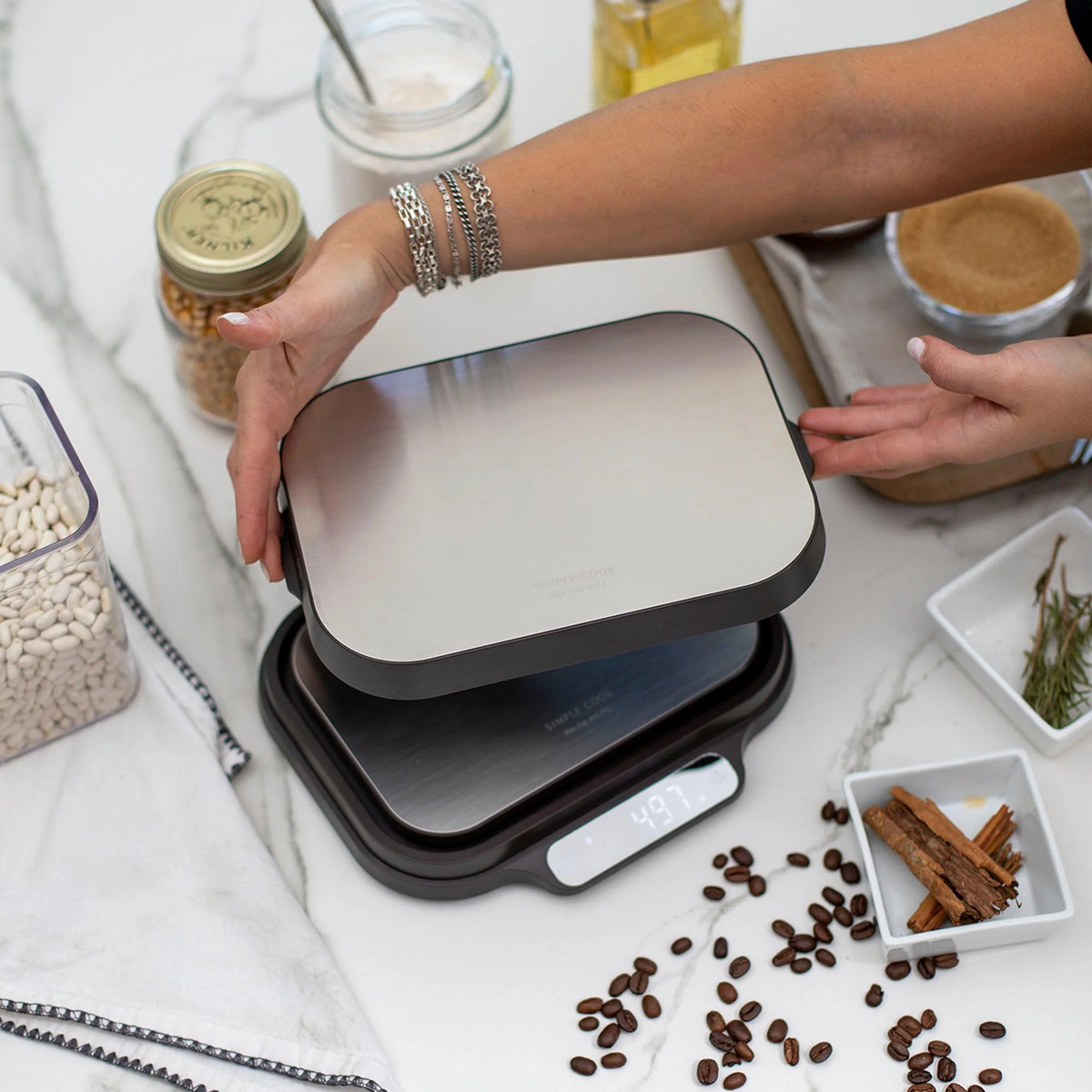 BALANZA DIGITAL SIMPLECOOK 2 ESCALAS AMBERES