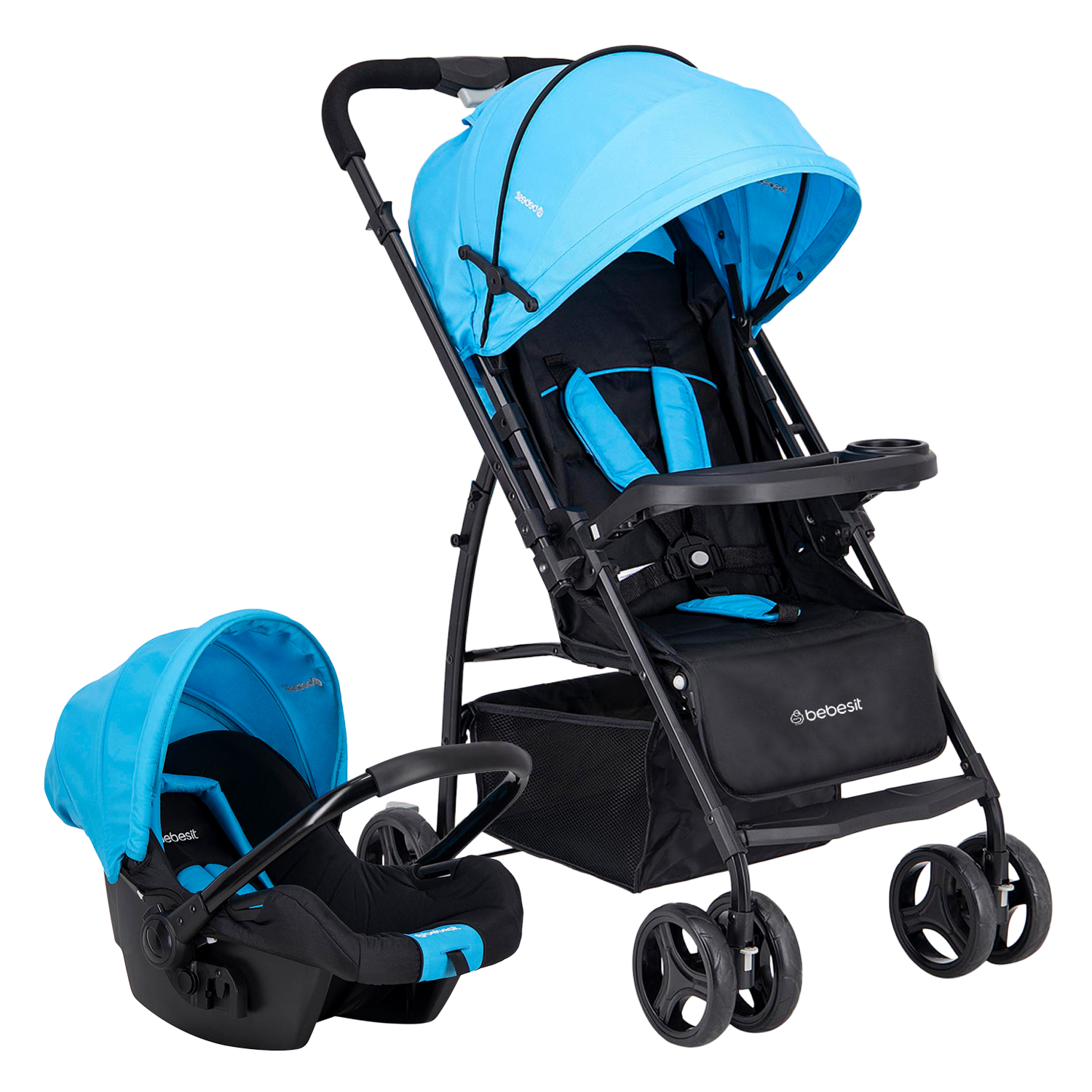 COCHE BEBESIT TRAVELSYSTEM GOLITE 5232 REV BLUE AZUL