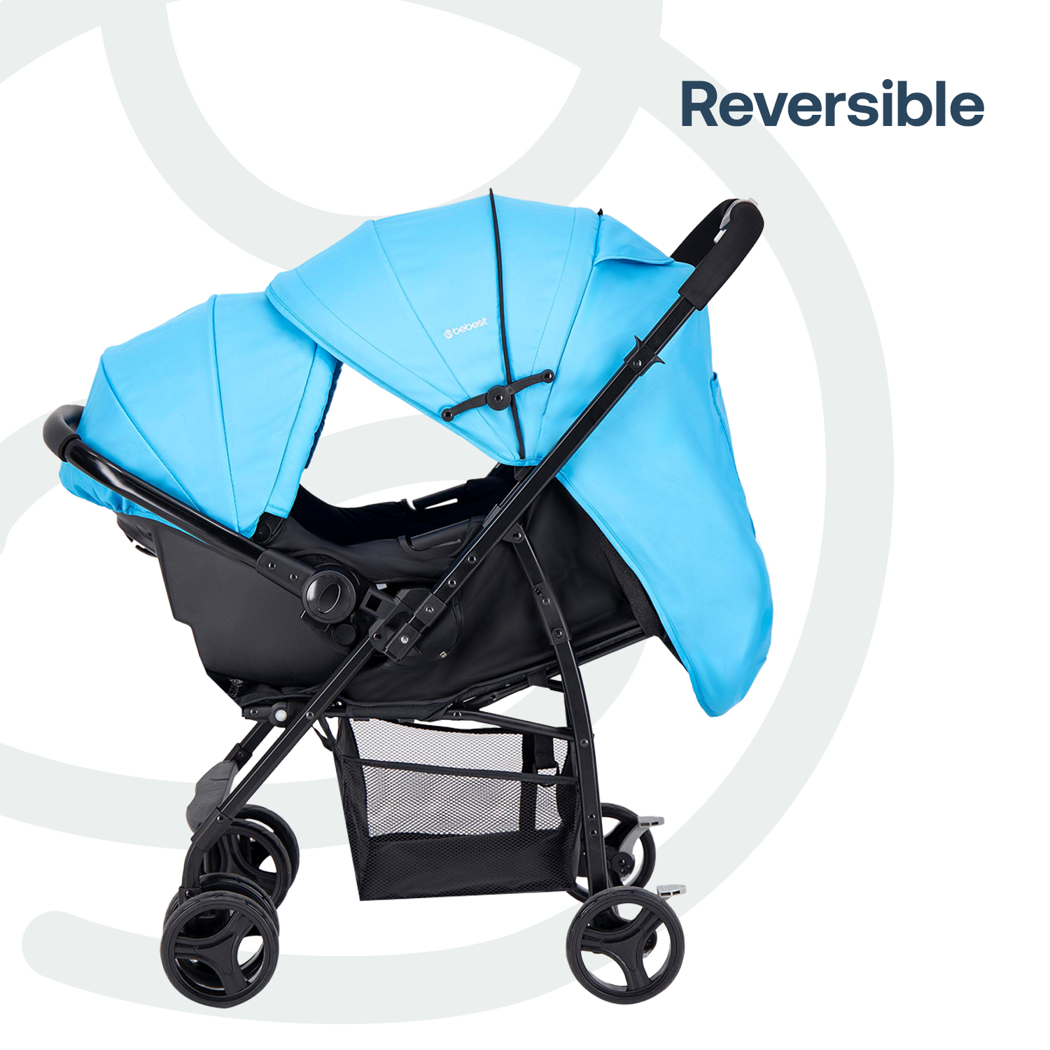COCHE BEBESIT TRAVELSYSTEM GOLITE 5232 REV BLUE AZUL