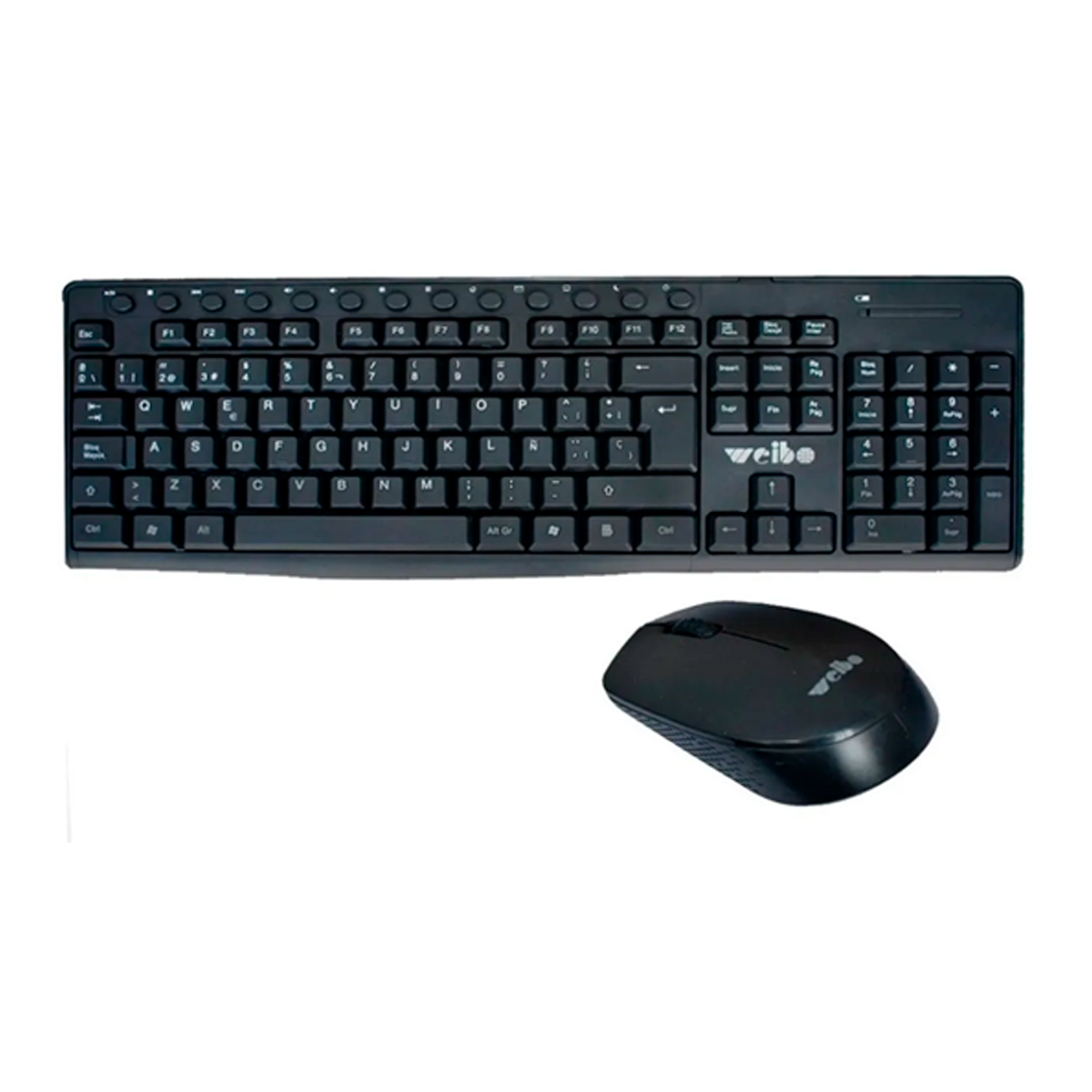 KIT TECLADO Y MOUSE INALÁMBRICO - WEIBO WIRELESS
