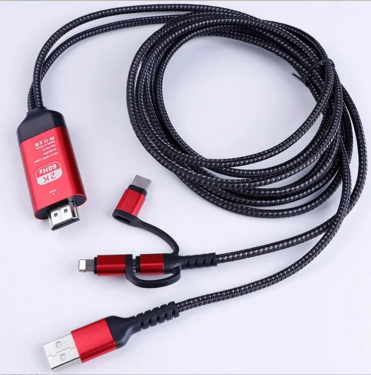 Ripley - CABLE HDTV PARA CONEXIÓN CELULAR A TV - MHL PARA IPHONE 8 PIN ...