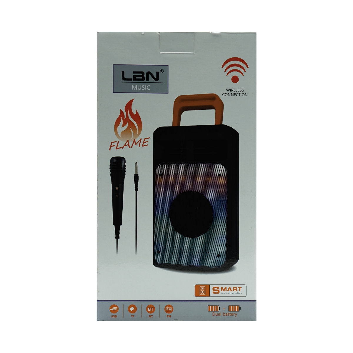PARLANTE BLUETOOTH MICRÓFONO USB FLAME 2 LBN