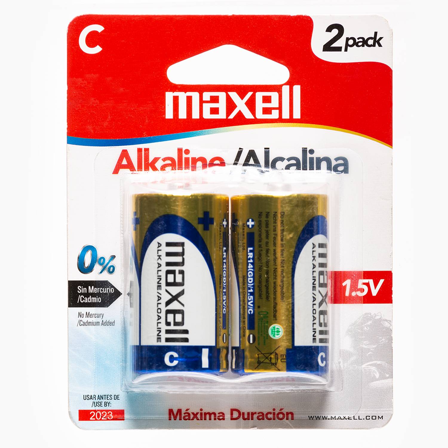 PACK 12 PILAS ALCALINAS TIPO C BLISTER 2 UDS.